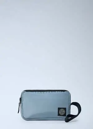 Stone Island Compact Nylon Pouch - Blue