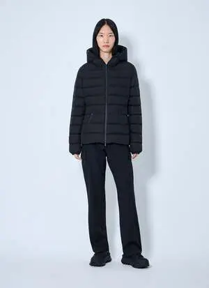 Moncler Herbe Hooded Short Down Jacket