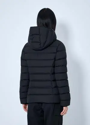 Moncler Herbe Hooded Down Jacket - Black
