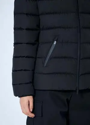 Moncler Herbe Hooded Down Jacket - Black