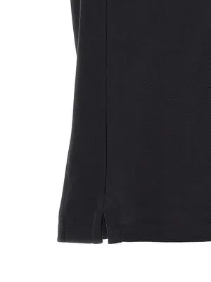 Moncler Tricolor Trim Polo Shirt - Blue