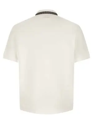 Versace Greca' Polo Shirt - White