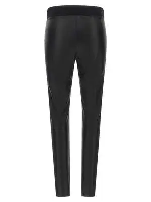 Brunello Cucinelli Stretch Nappa Leather Leggings - Black