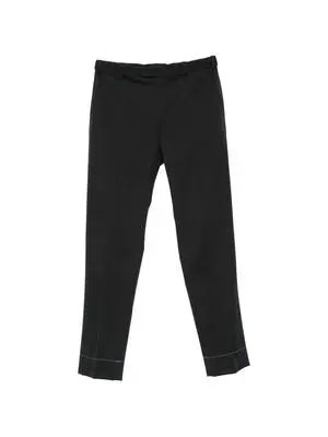 Brioni Solid Straight Leg Trousers - Multicolor