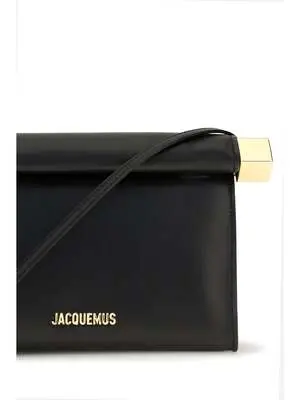 Jacquemus Rond Carré Leather Shoulder Bag