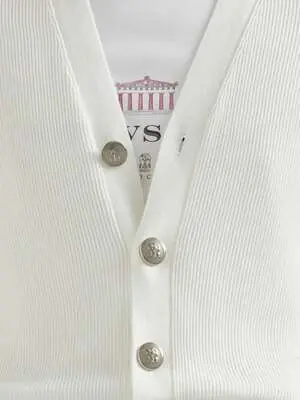 Brunello Cucinelli English Rib Knit Cardigan