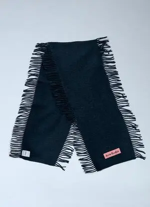 Acne Studios Fringe Wool Scarf
