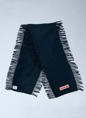 Acne Studios Fringe Wool Scarf
