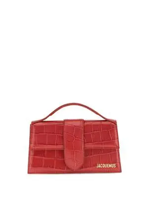 Jacquemus Le Grand Bambino Leather Top Handle Bag - Red