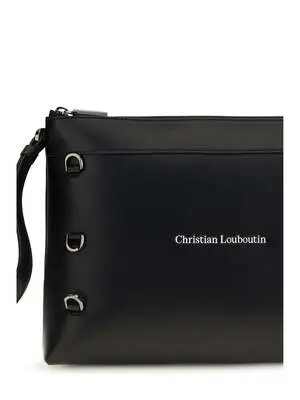 CHRISTIAN LOUBOUTIN Kosmica Leather Clutch