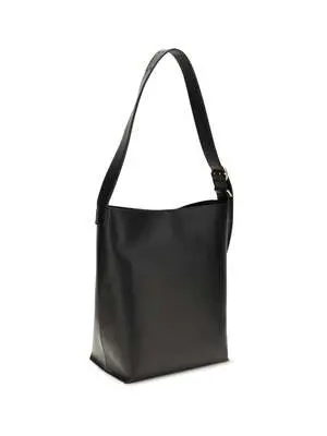 JIL SANDER Cannolo Leather Shoulder Bag