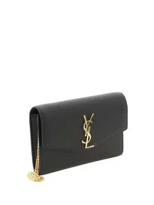 Saint Laurent Chain Wallet - Black