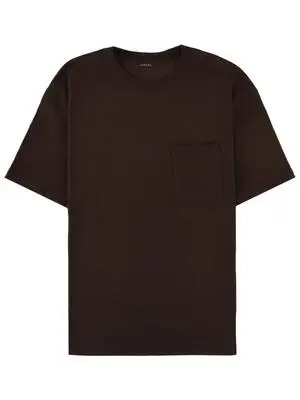 LEMAIRE T-shirt Con Taschino - Brown