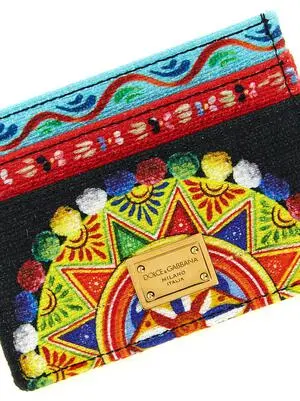 Dolce & Gabbana Carretto' Card Holder - Multicolor