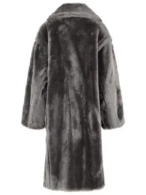 STAND STUDIO Biba' Grey Wool Coat - Gray