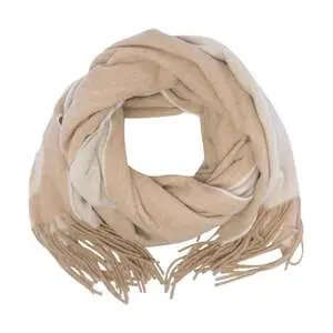 GANNI Fringed Wool Scarf
