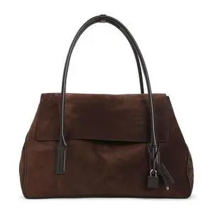 TOM FORD Calf Leather Shoulder Bag - Brown