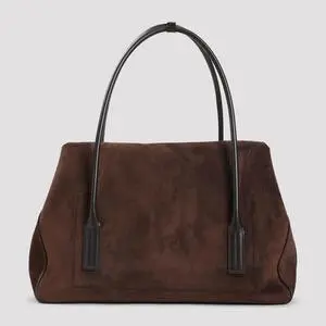 TOM FORD Calf Leather Shoulder Bag - Brown