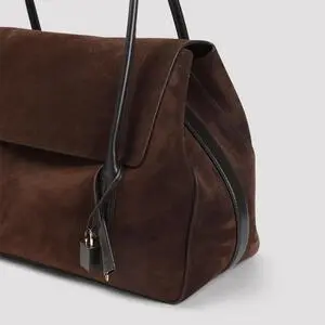 TOM FORD Calf Leather Shoulder Bag - Brown