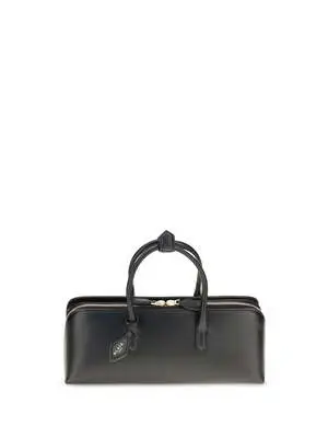 Alaïa Small Delta Nubuck Handbag - Black