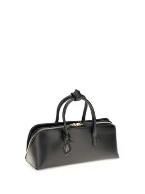 Alaïa Small Delta Nubuck Handbag - Black