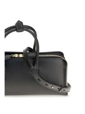Alaïa Small Delta Nubuck Handbag - Black