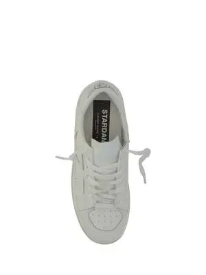 GOLDEN GOOSE Stardan Leather Sneakers - White