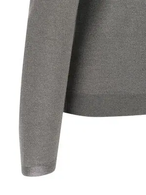 Brunello Cucinelli Sparkling' Turtleneck Sweater - Gray