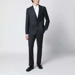 Tagliatore Virgin Wool Trousers - Black