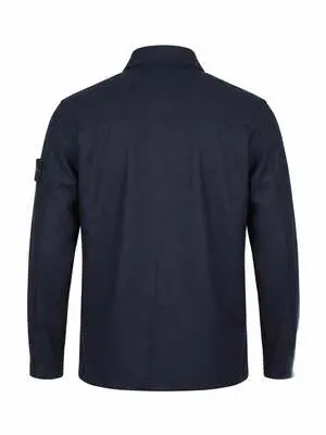 Stone Island Wool Nylon Flannel_s.i. Ghost Shirt - Multicolor
