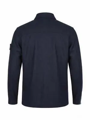 Stone Island Wool Nylon Flannel_s.i. Ghost Shirt - Multicolor