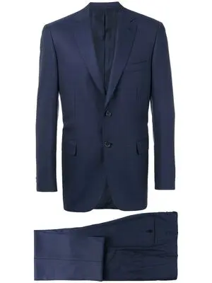 Brioni Wool Single-breasted Suit - Multicolor