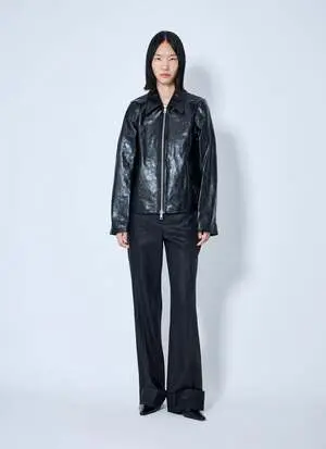Our Legacy Leather Jacket - Black