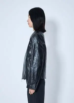 Our Legacy Leather Jacket - Black