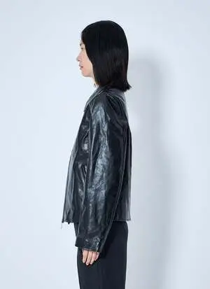 Our Legacy Leather Jacket - Black