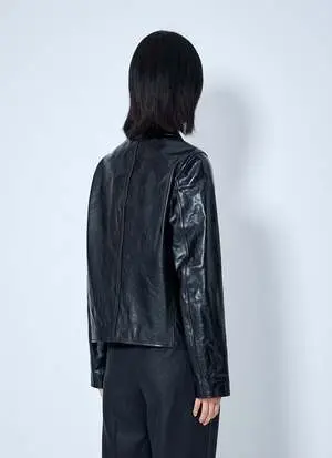 Our Legacy Leather Jacket - Black