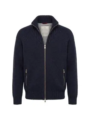 Brunello Cucinelli BRUNELLO CUCINELLI Cashmere Padded Blouson Jacket Multicolor