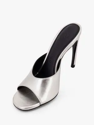 Attico Laminated Leather Betta Sandals