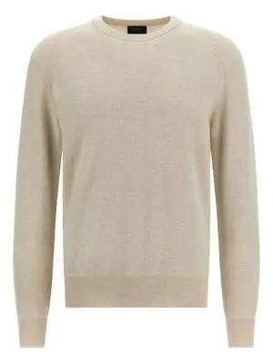 Brioni Cashmere And Wool Crewneck Sweater - Multicolor