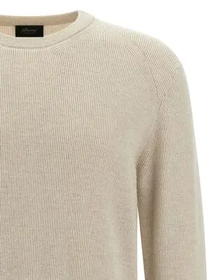 Brioni Cashmere And Wool Crewneck Sweater