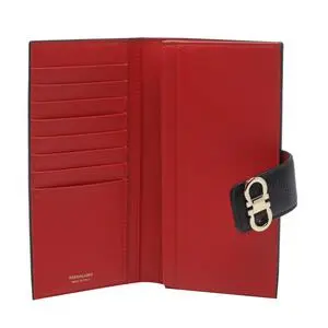 FERRAGAMO Continental Wallet - Black