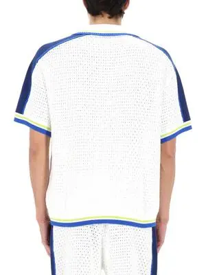 Casablanca Camicia In Crochet Con Logo