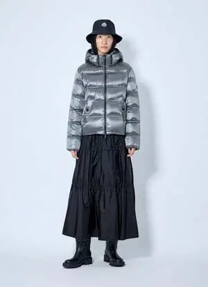 Moncler Sensation Short Down Jacket - Gray