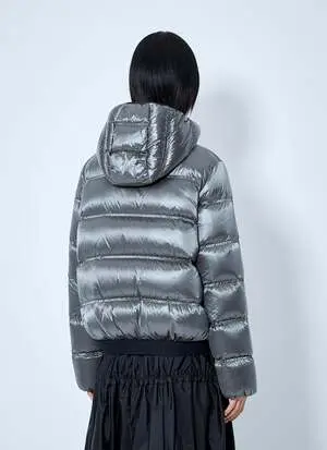Moncler Sensation Short Down Jacket - Gray