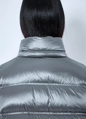 Moncler Sensation Short Down Jacket - Gray