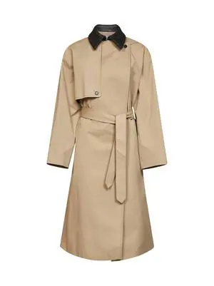 Bottega Veneta Lightweight Waterproof Cotton Trench Coat - Multicolor