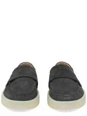 BOSS Kieran Suede Mocassino - Gray