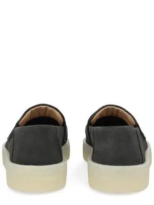 BOSS Kieran Suede Mocassino - Gray
