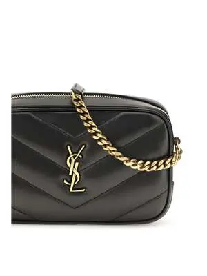 Saint Laurent Loulou Mini Leather Shoulder Bag