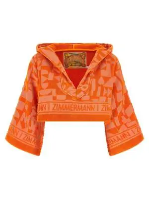 Zimmermann Solstice Jacquard Terry Top - Orange